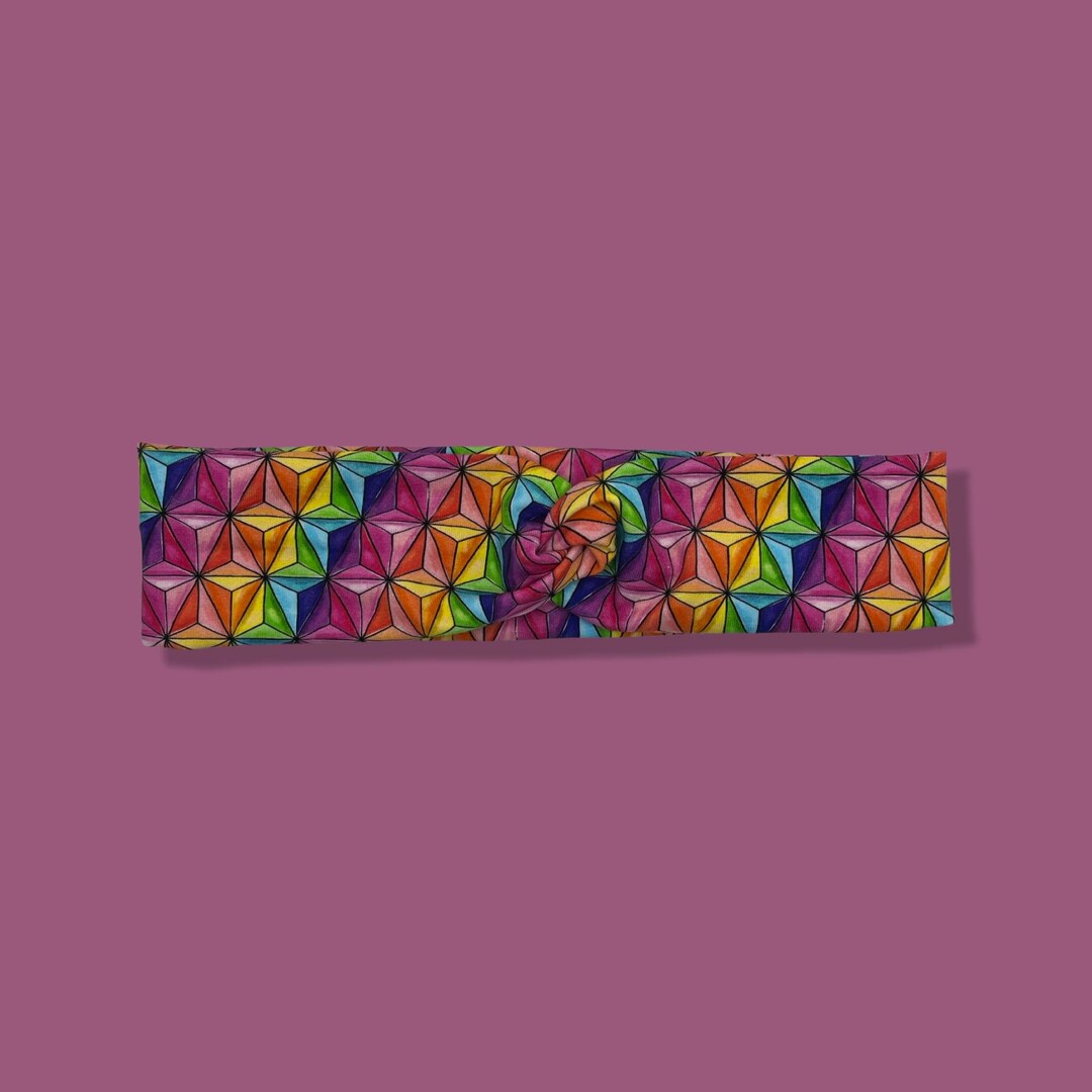 Rainbow Geodesic Ball, EPCOT Headband - Etsy