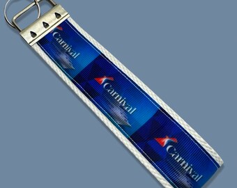 Keychain Made With Licensed Carnival Cruise Ribbon - Etsy