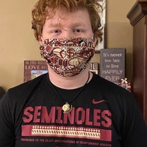 FSU Face Mask Made With Licensed Florida State University Seminoles ...