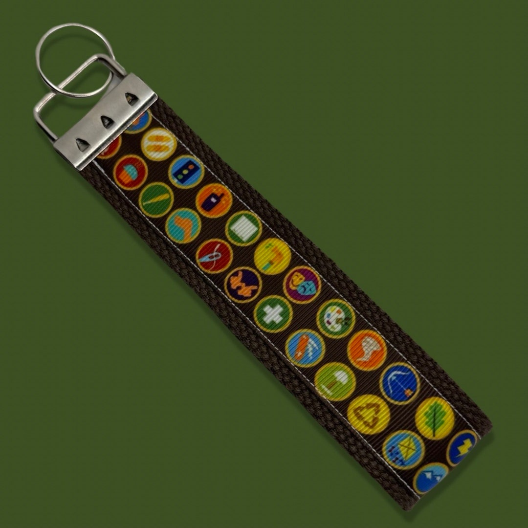 Keychain Made With Licensed Disney Pixar up Badges Ribbon Wristlet - Etsy