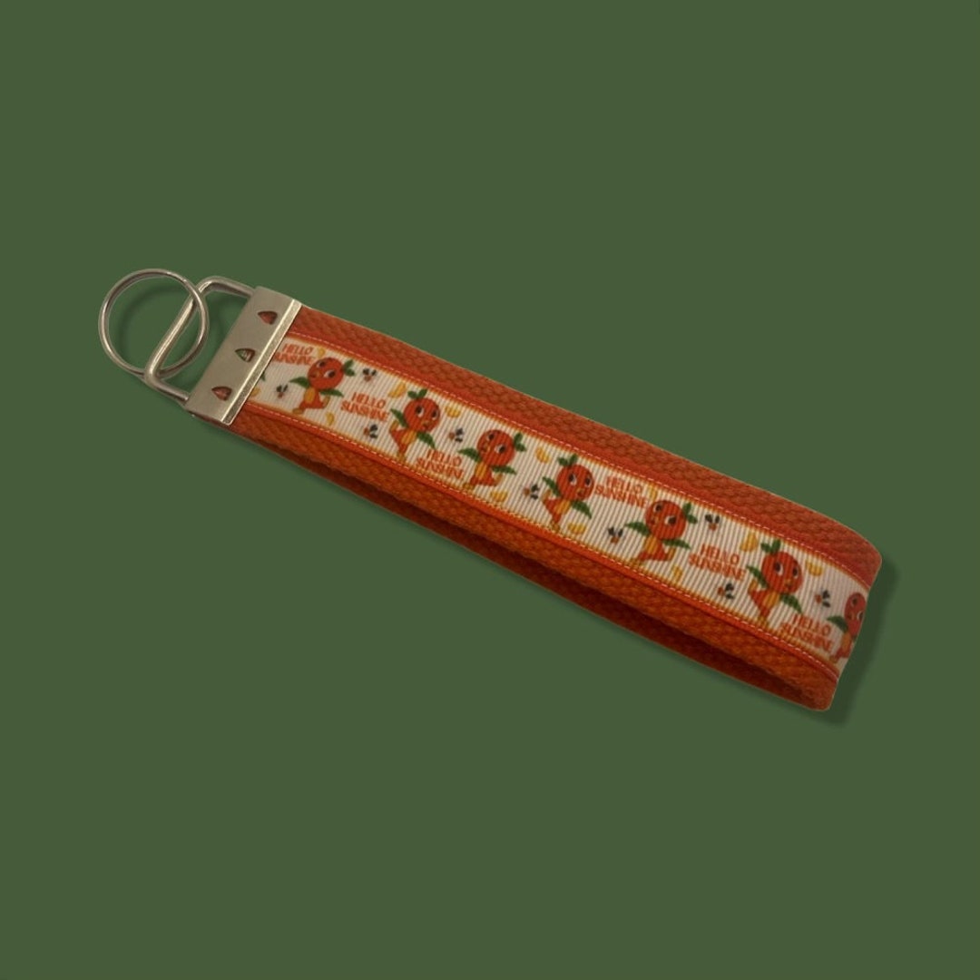 Theme Park Orange Bird Hello Sunshine Keychain Wristlet - Etsy