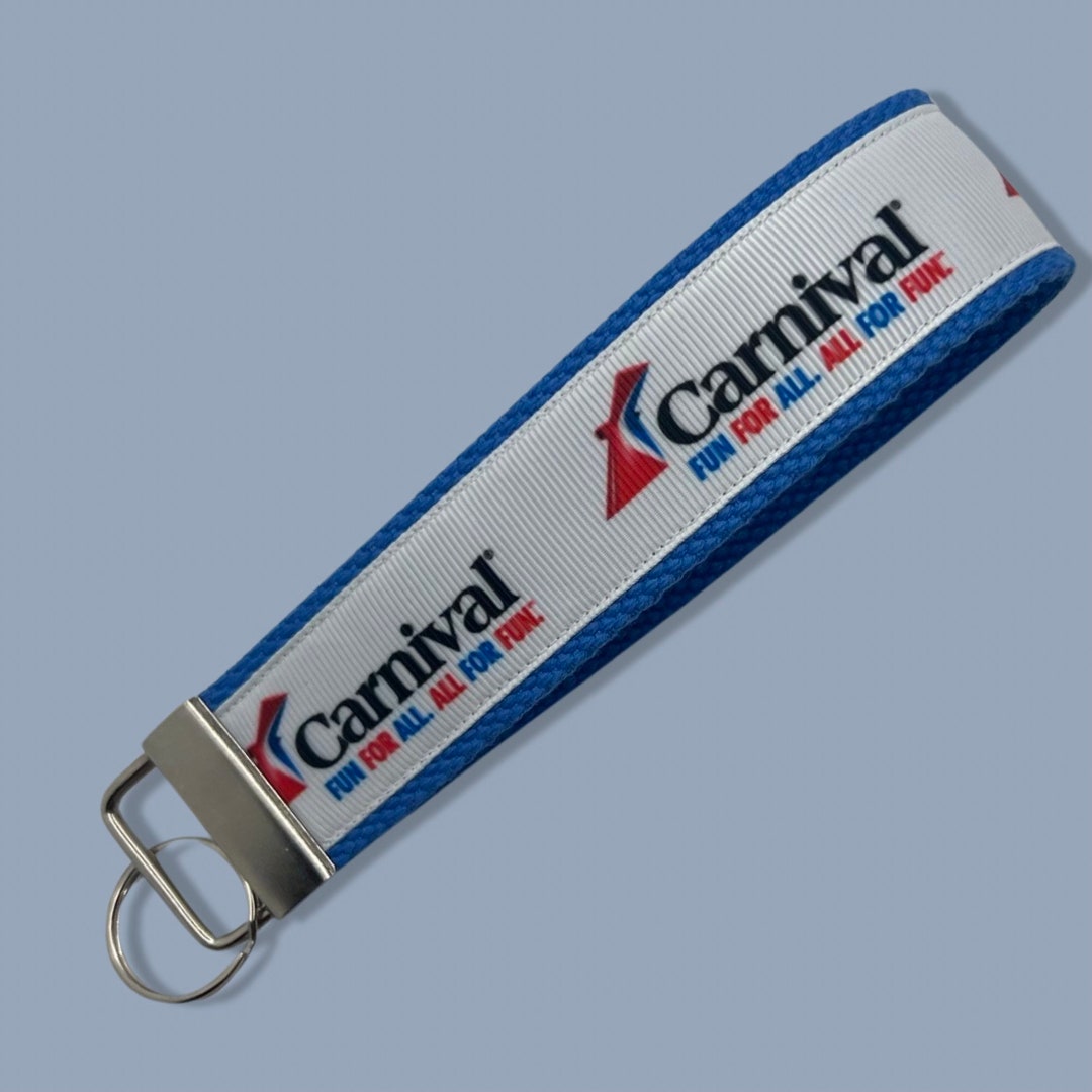 Keychain Made With Licensed Carnival Cruise Ribbon - Etsy