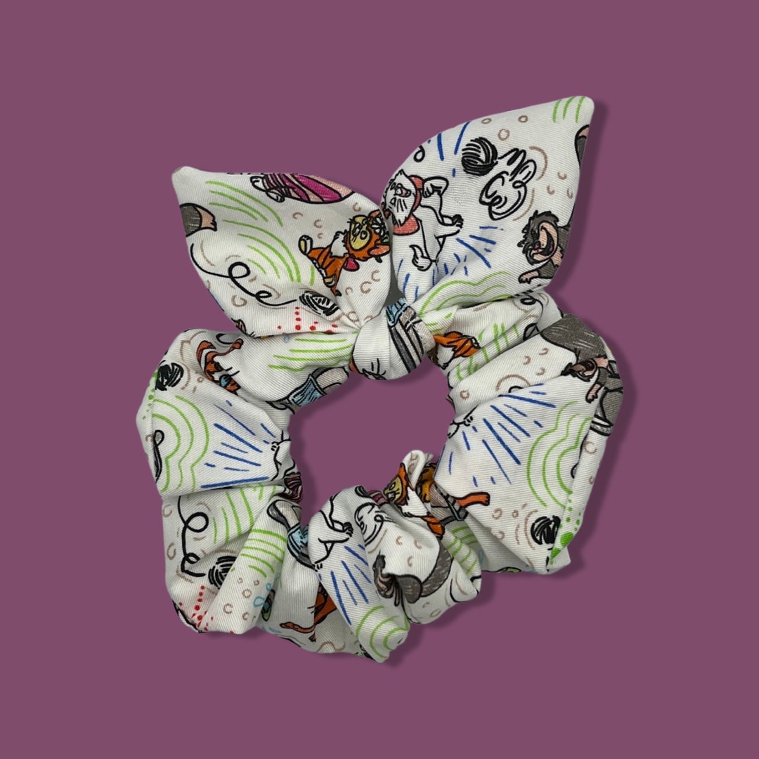 Theme Park Sketch Cartoon Movie Cats Sketchy Scrunchie - Etsy