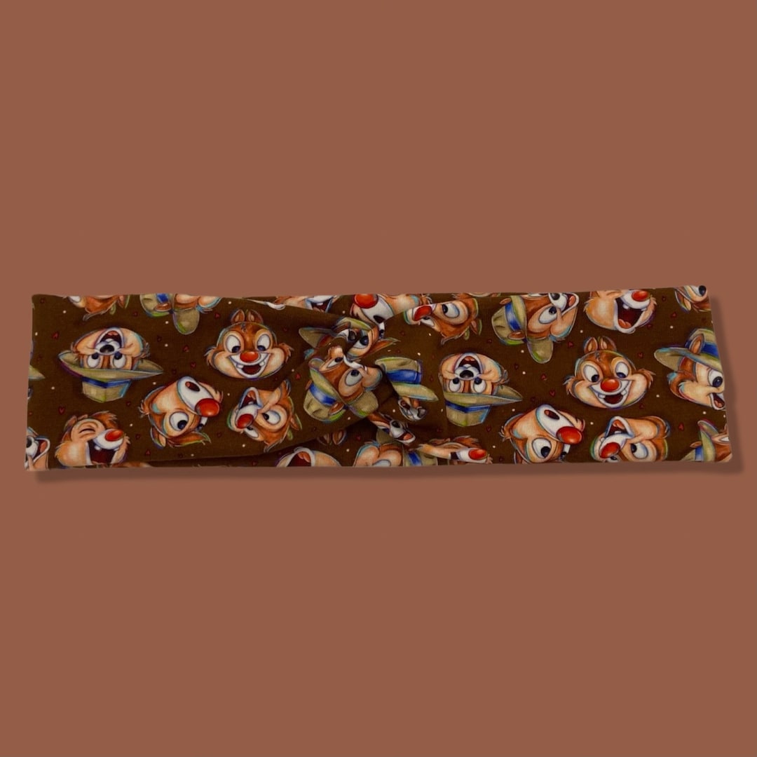 Headband Made With Licensed Disney Chip and Dale Chipmunks - Etsy
