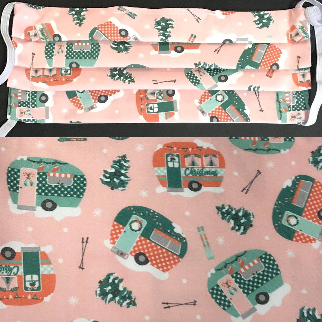 Vintage RV Retro Travel Trailer Campers Soft Cotton Face Mask - Etsy