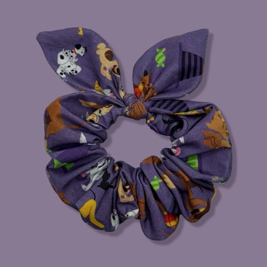 Scrunchie Made With Licensed Disney Dogs Halloween Costumes Fabric - Etsy