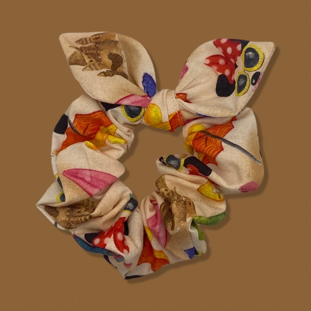 Sailing Flag Mouse Ears, Theme Park Friends Cruise Line Scrunchie - Etsy