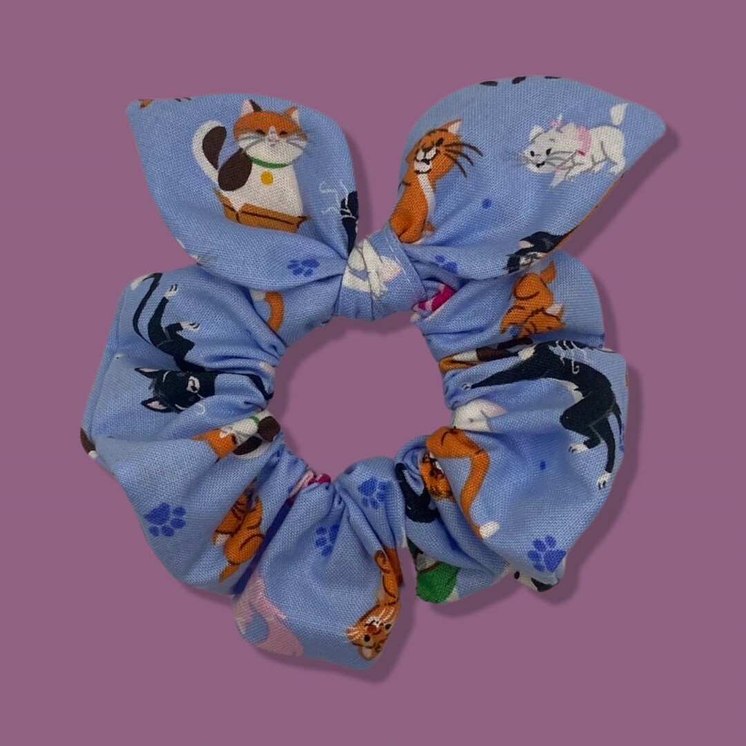 Scrunchie Made With Licensed Disney Cats Fabric - Etsy