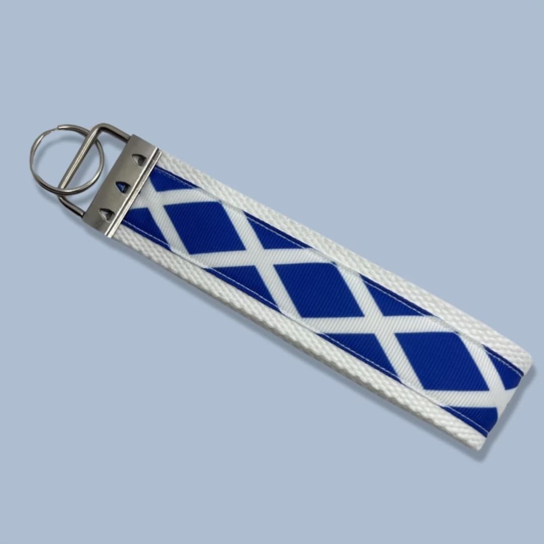 Scotland Flag, Scottish Flag Keychain Wristlet - Etsy