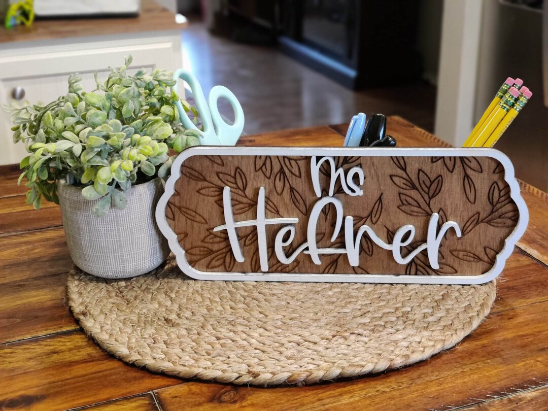 Name Plaque | Pen | Holder | Organizer | Desk | Teacher | Appreciation ...