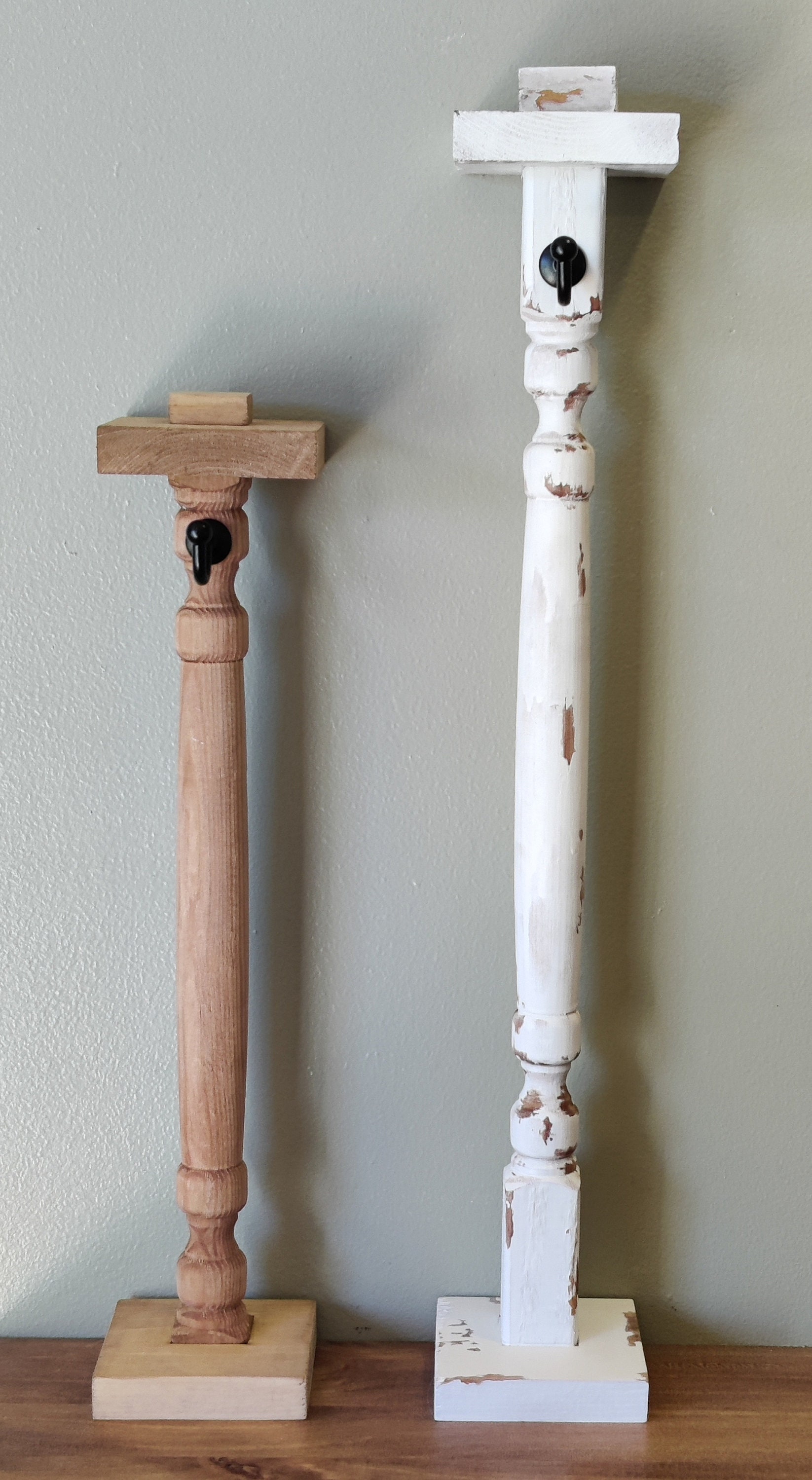 Standing Sign Holder: Stained Wood, Chippy, Black, Mini Sign Display ...