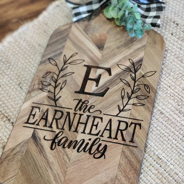 Monogram Cutting Board - Etsy