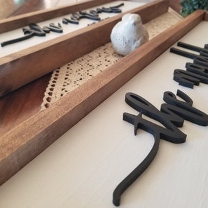 Personalized Name Sign Last Name Sign 3D Name Sign Family Name Sign ...