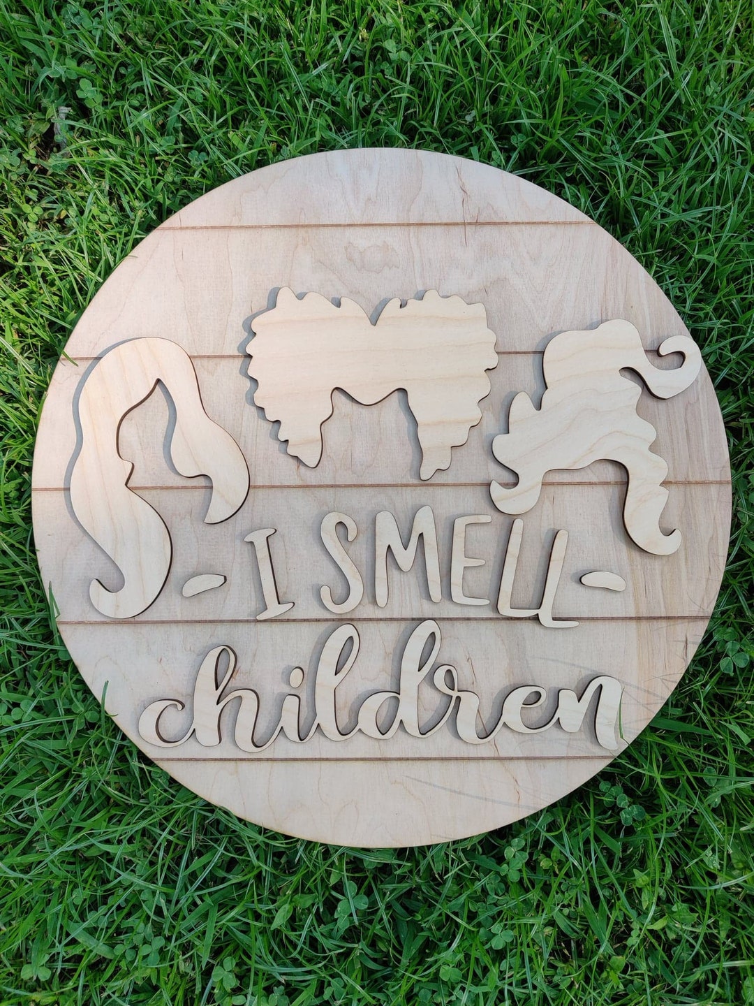 DIY I Smell Children Round | Sign | Doorhanger | Halloween | Sanderson ...