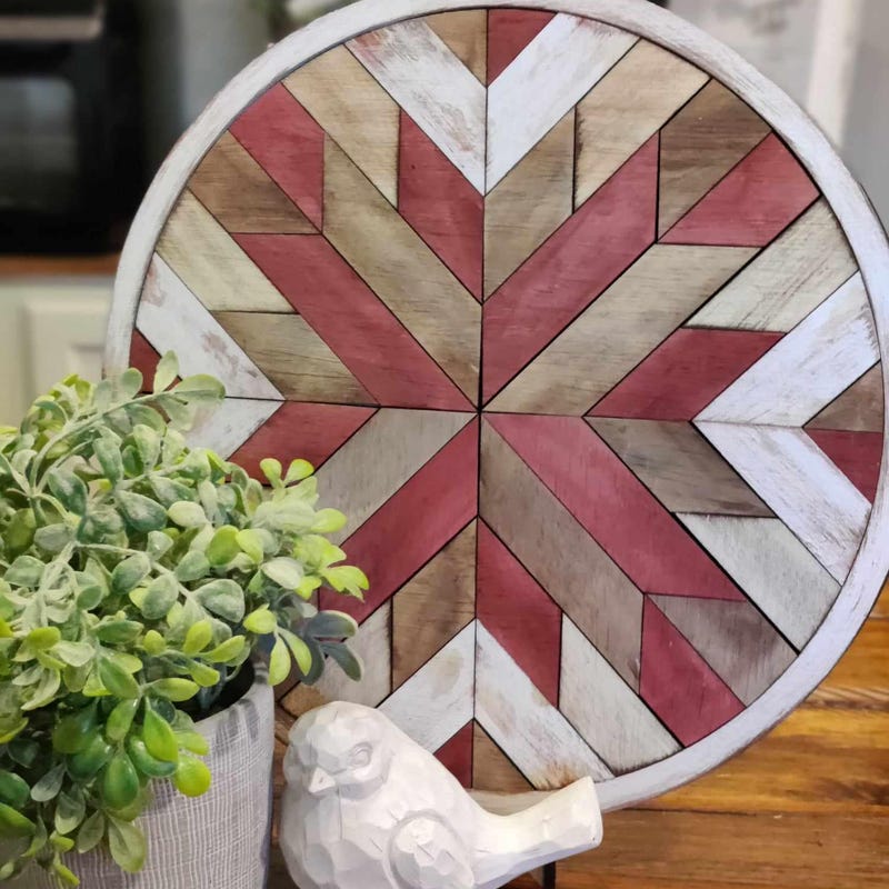 Wood Quilt Wall Art - Etsy