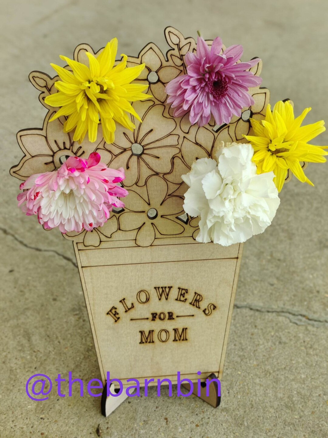 Flowers for Mom Grandma Nana | Mother's Day | Gift | Birthday | Vase ...