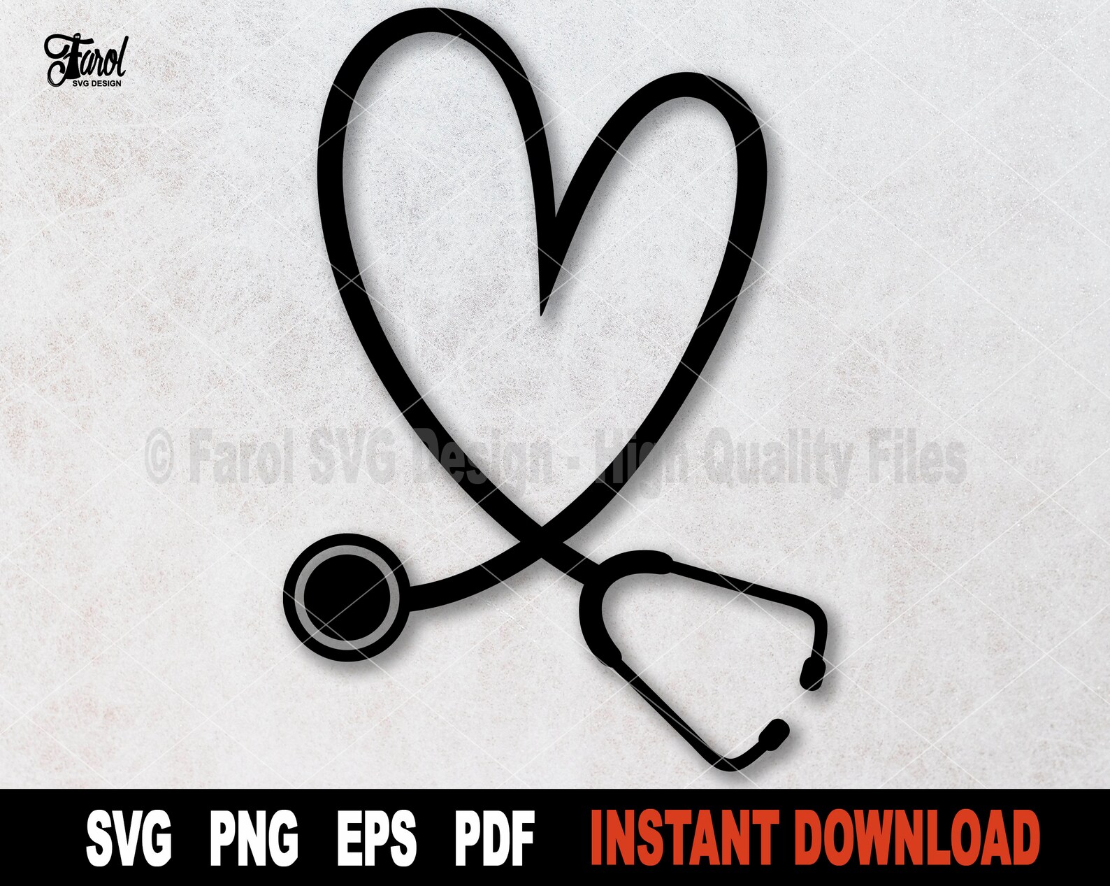 Stethoscope Svg Stethoscope Svg File for Cricut Silhouette | Etsy
