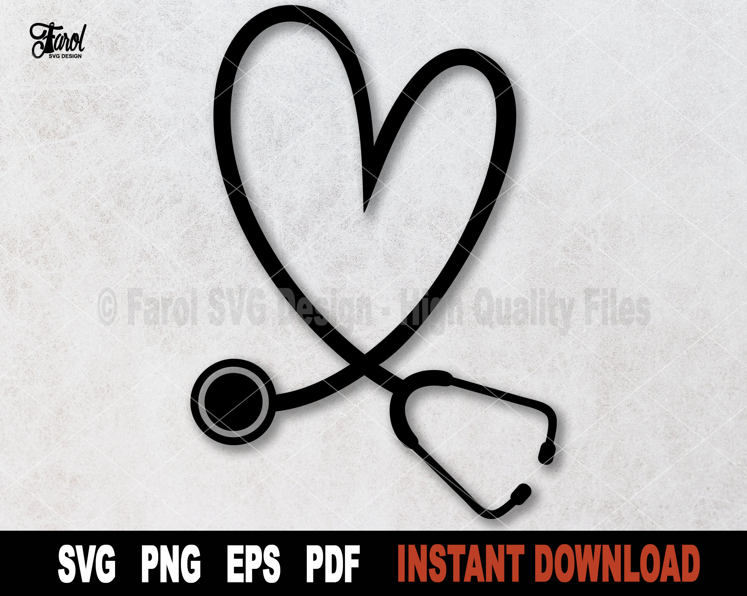 Stethoscope Svg Stethoscope Svg File for Cricut Silhouette - Etsy