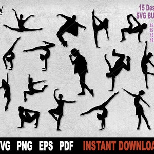 Dance Svg Bundle, Dance Svg Cut File for Cricut, Silhouette, Dance Team ...