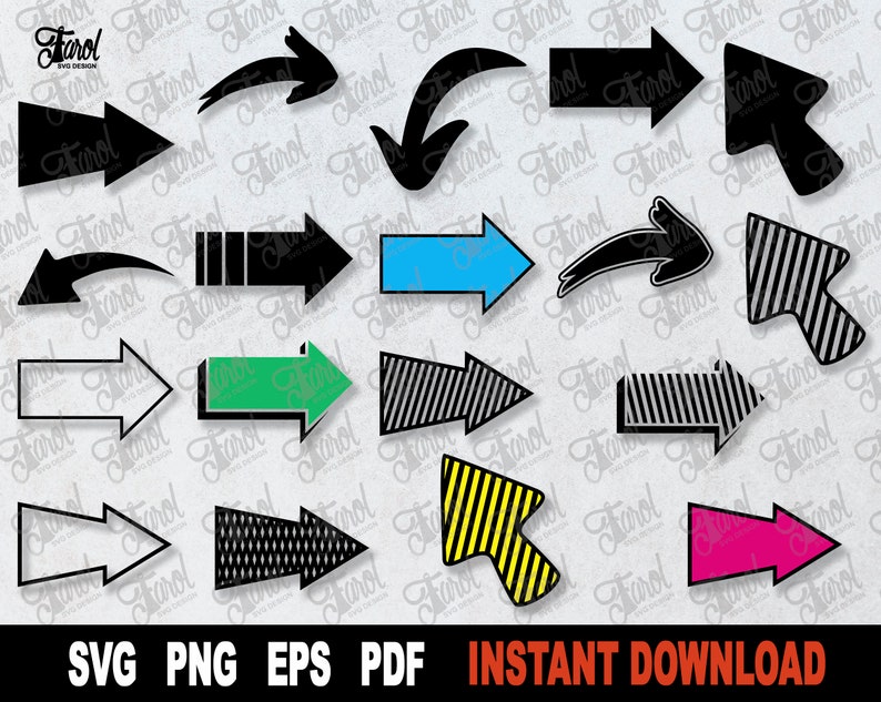 Pfeil SVG Bundle Pfeil SVG Datei für Cricut Herz | Etsy