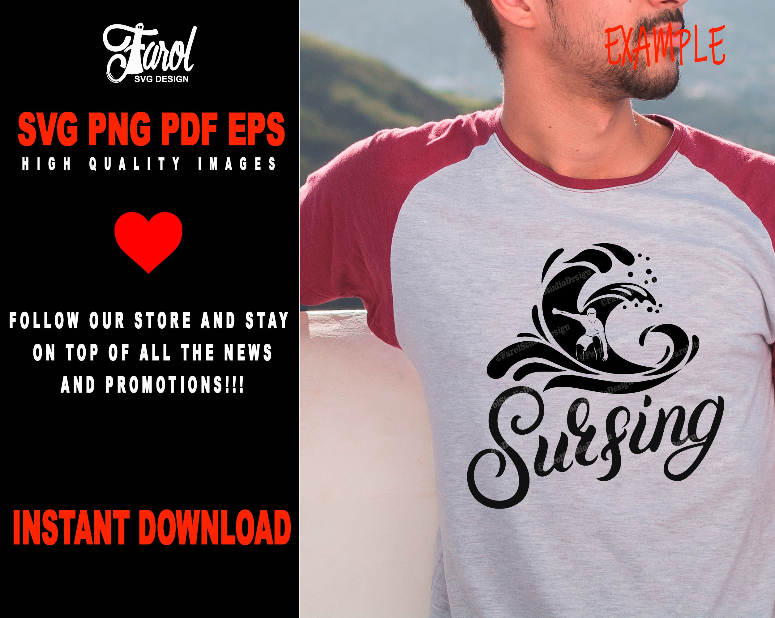 Surfing SVG Surf Board SVG File for Cricut Silhouette - Etsy Canada