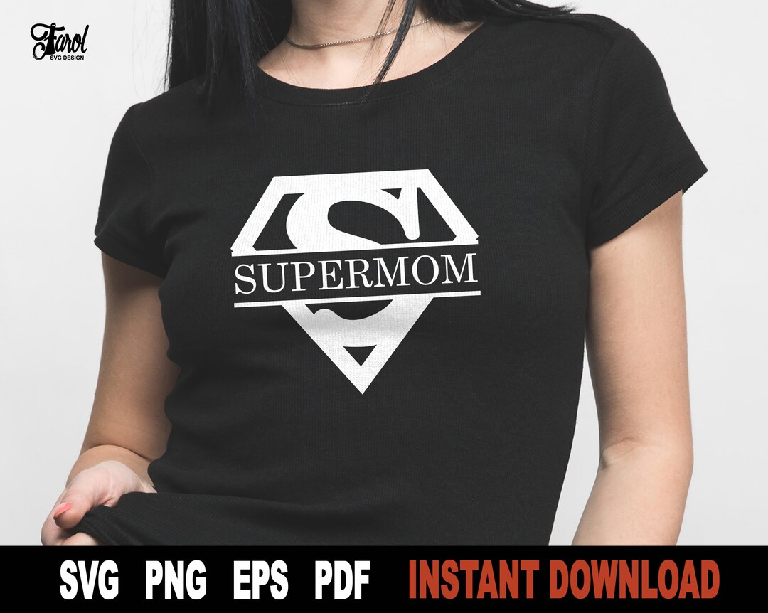 Supermom SVG, Mother's Day SVG Split Name Frame Svg File for Cricut ...