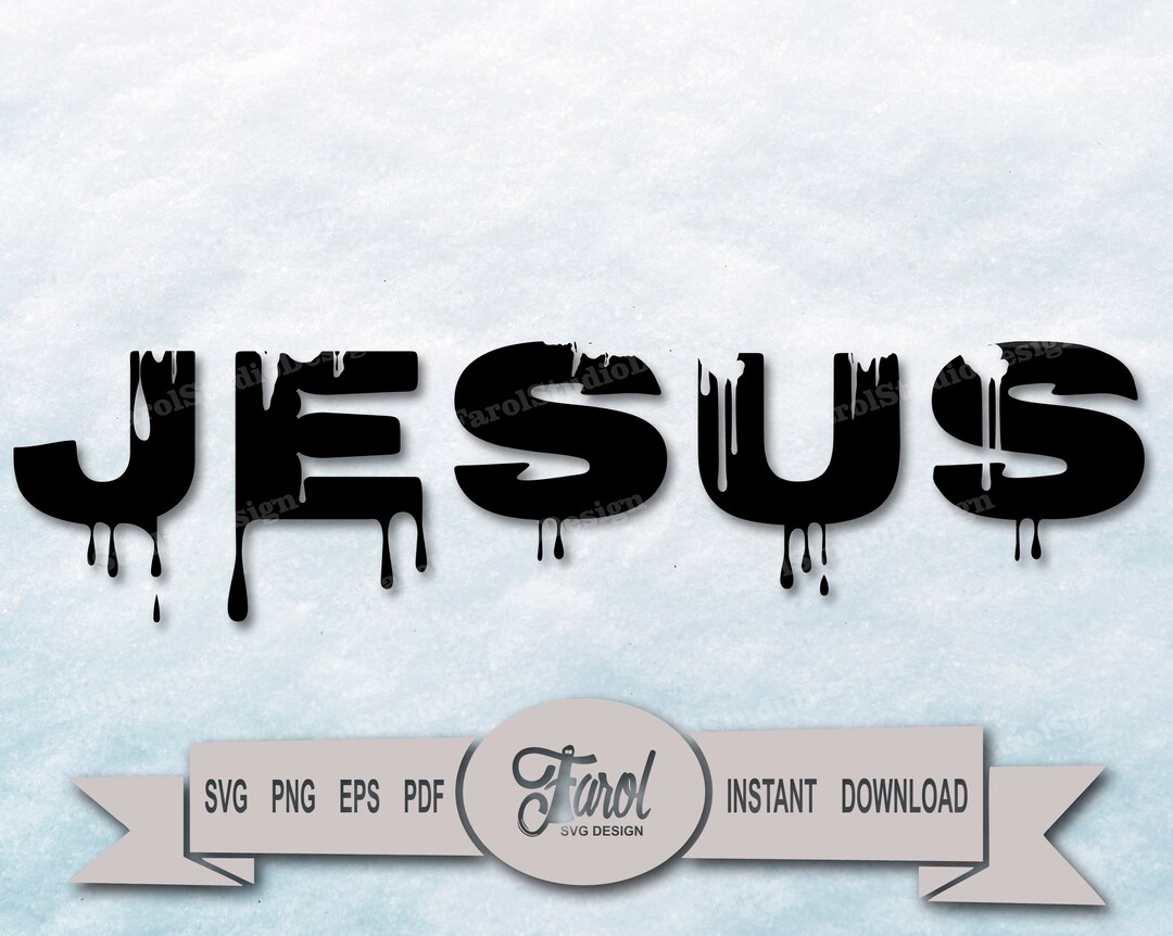 Jesus SVG, Blood SVG, Svg Files for Cricut, Silhouette, PNG for ...