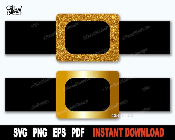 Belt SVG Santa Claus Belt Svg File for Cricut Silhouette - Etsy