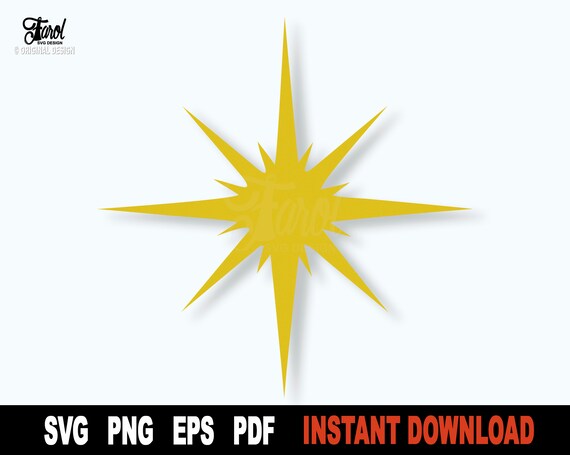 Star of Bethlehem SVG North Star SVG File for Cricut | Etsy