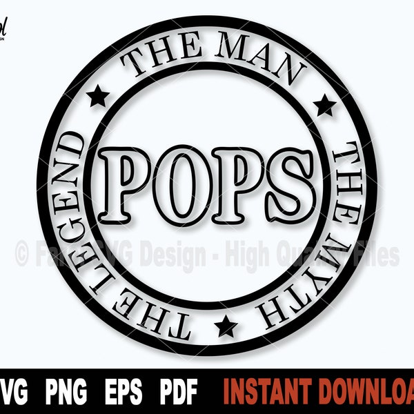 Pops Svg - Etsy