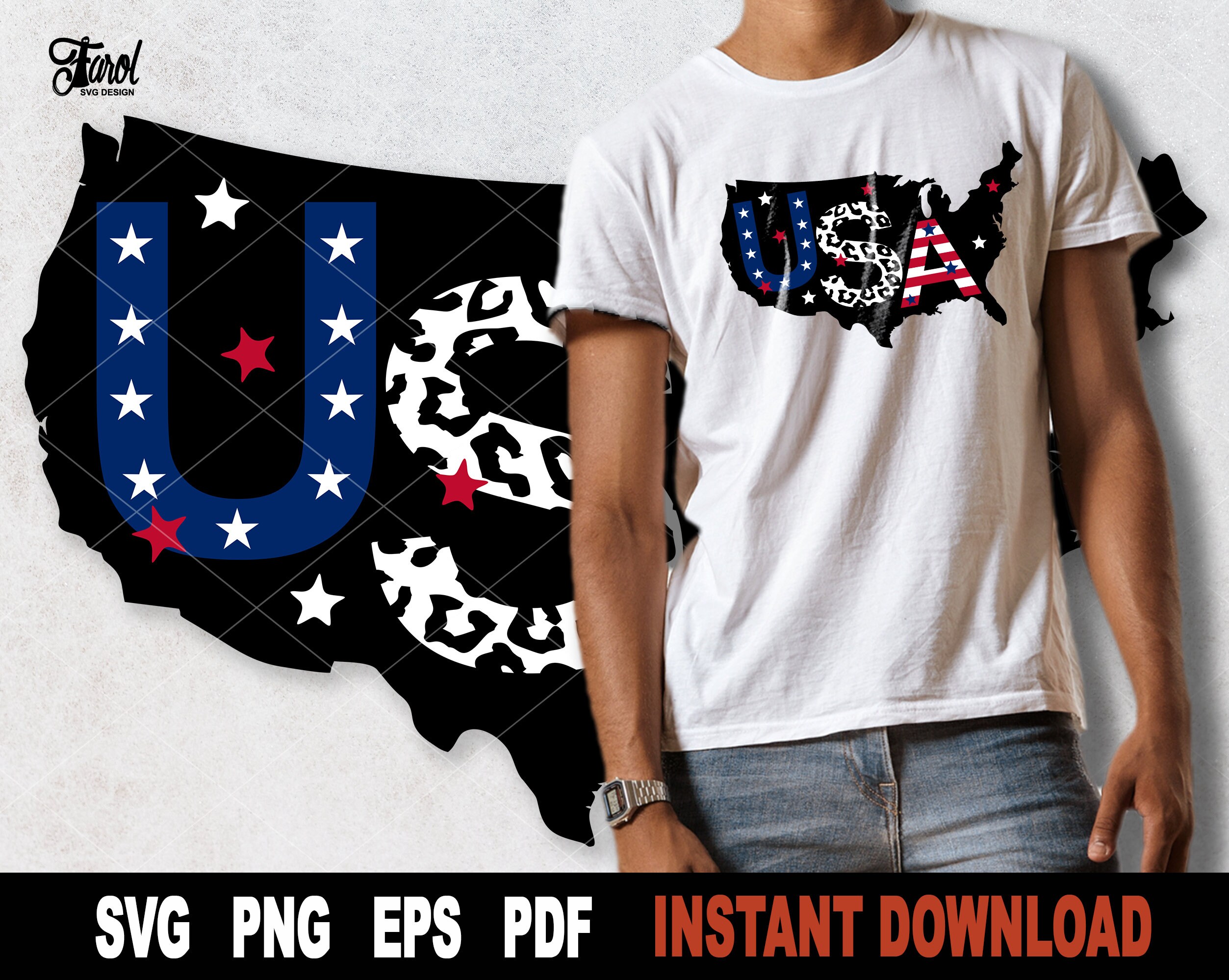 USA SVG United States of America Svg File for Cricut - Etsy