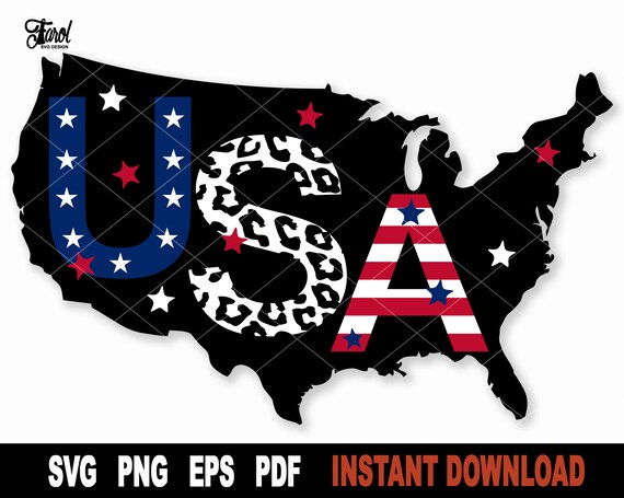 USA SVG United States of America Svg File for Cricut - Etsy