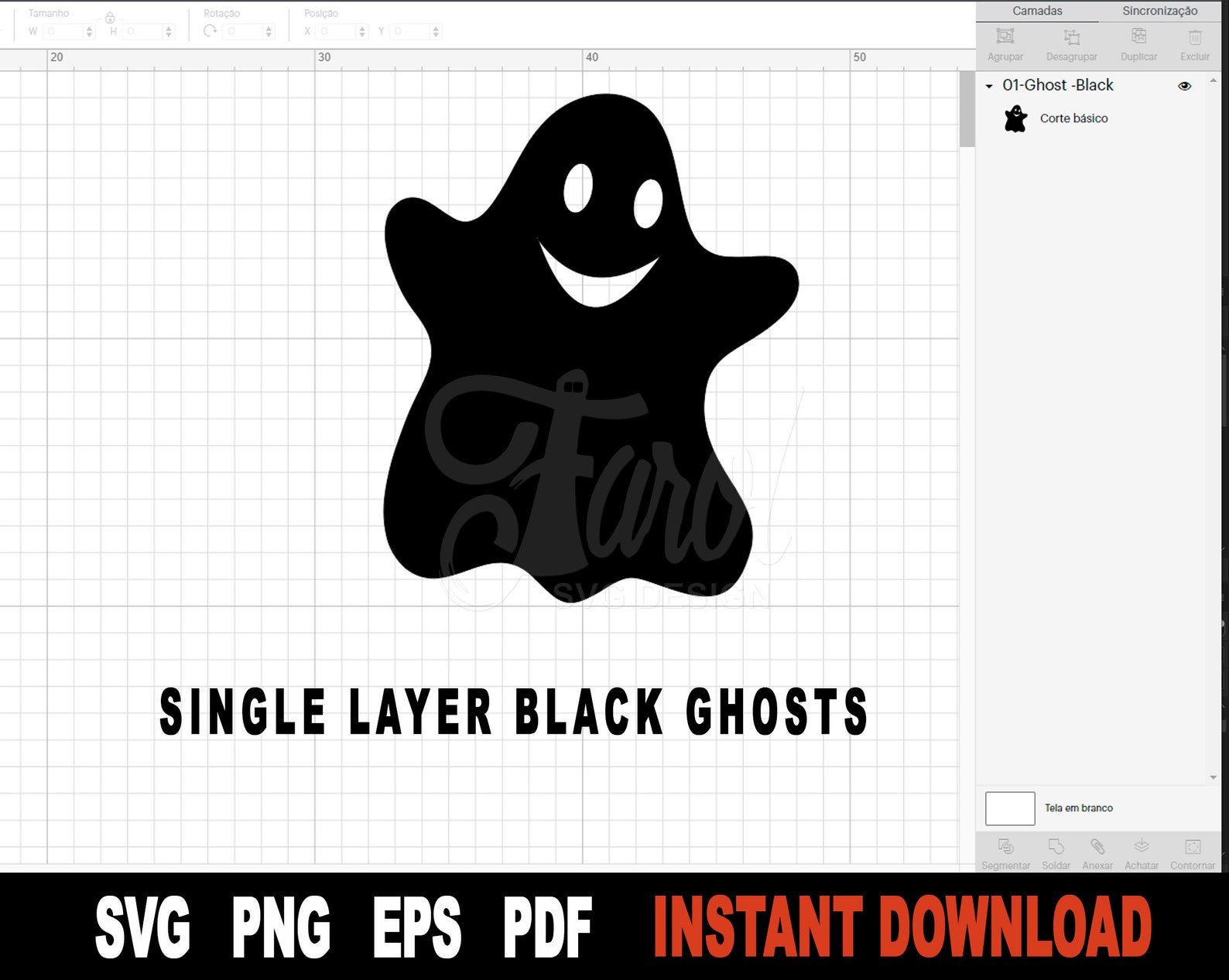 Ghost SVG File for Cricut Ghost SVG Bundle Spooky Holiday | Etsy