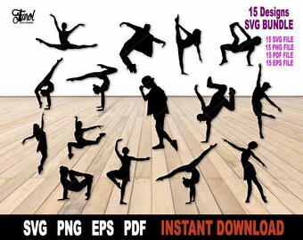 Dance Svg Bundle, Dance Svg, Dance Team Svg, Dancers Team Svg, Dance ...
