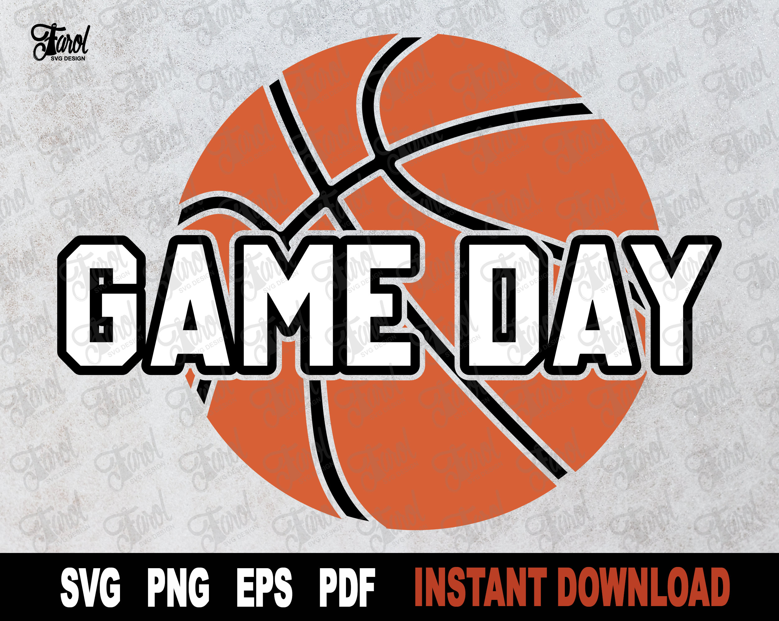 Basketball Svg Game Day Svg File for Cricut Silhouette - Etsy