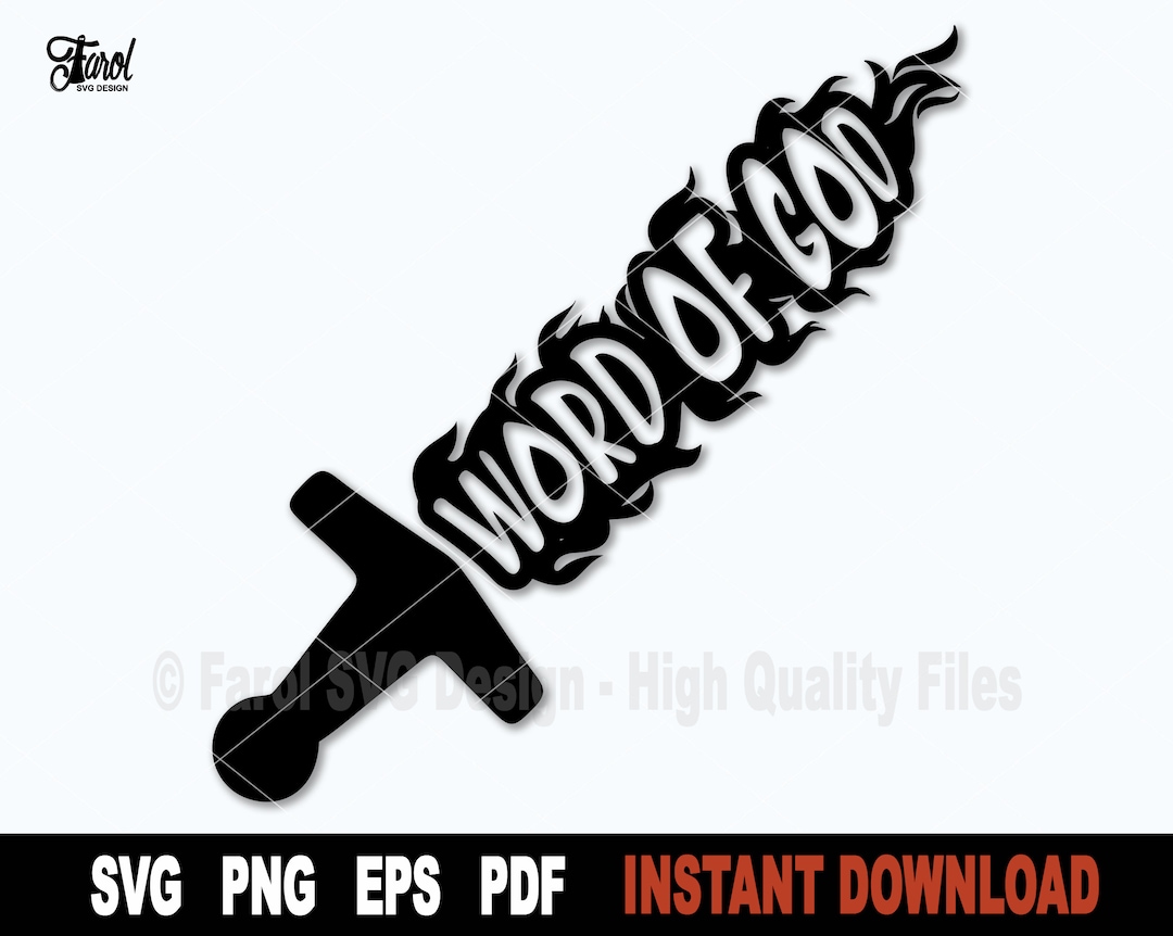 Sword of Spirit SVG: Christian Armor of God Cut File (digital Download ...