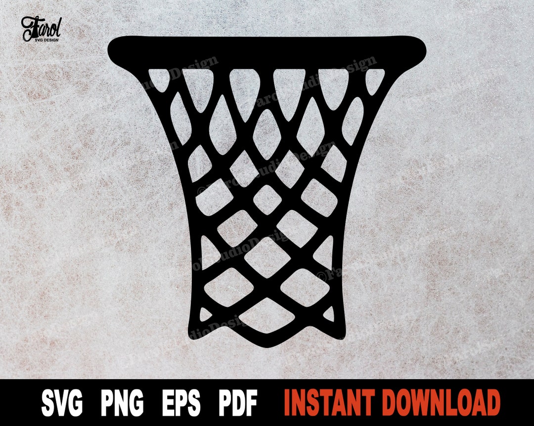 Basketball Hoop Svg, Basketball Svg File for Cricut, Silhouette, Sport ...