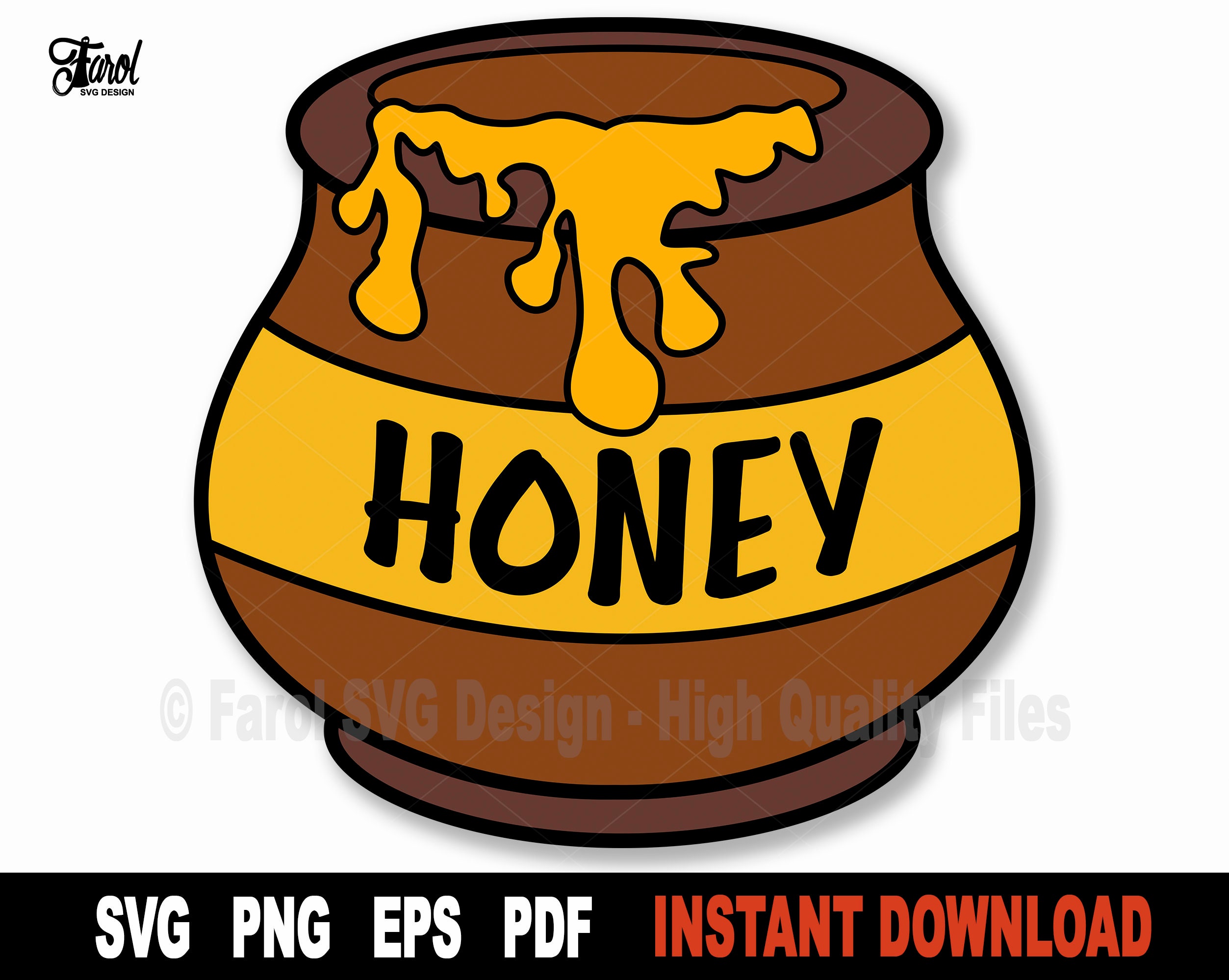 Honey Pot Clipart