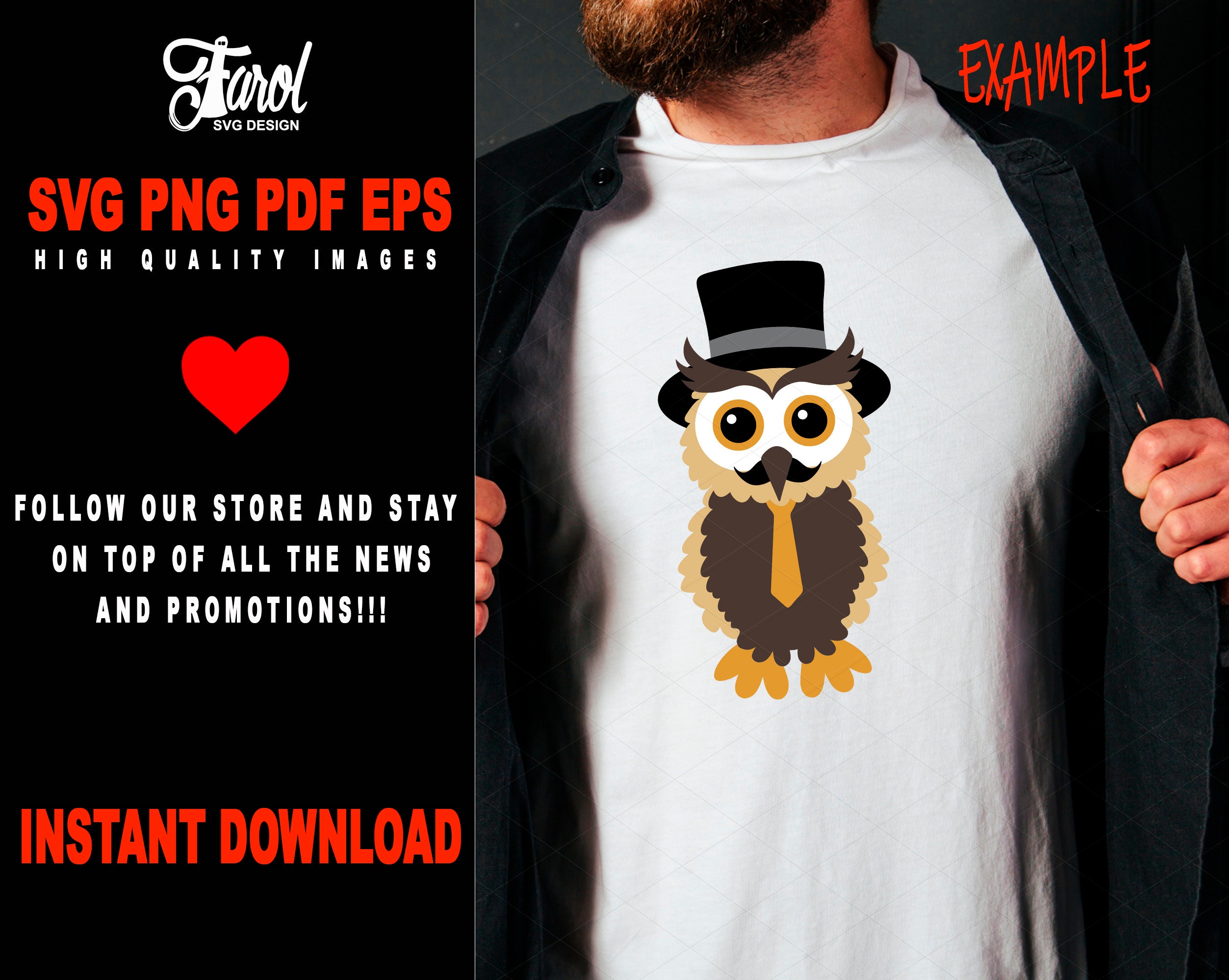 Dad Owl SVG Owl SVG Cute Owl Svg File for Cricut | Etsy