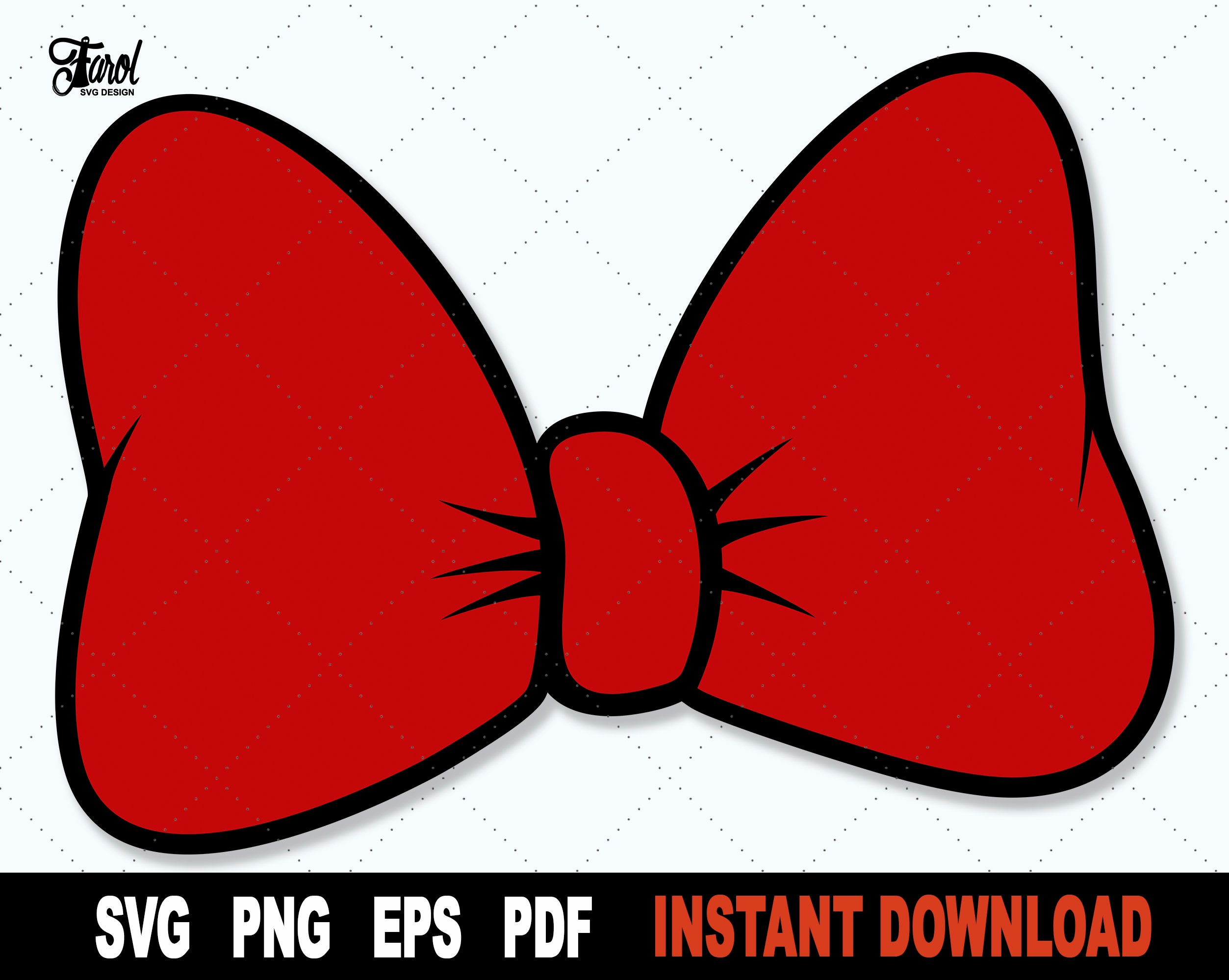 Bow SVG File for Cricut Bow Cut File 2 Layers Printable - Etsy