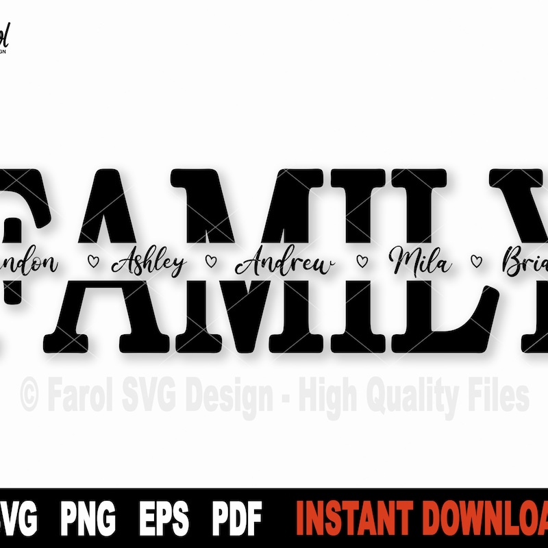 Family Svg - Etsy