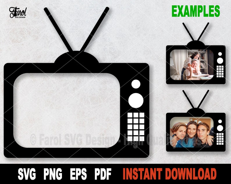 TV Svg Vintage Retro Television Svg File for Cricut | Etsy