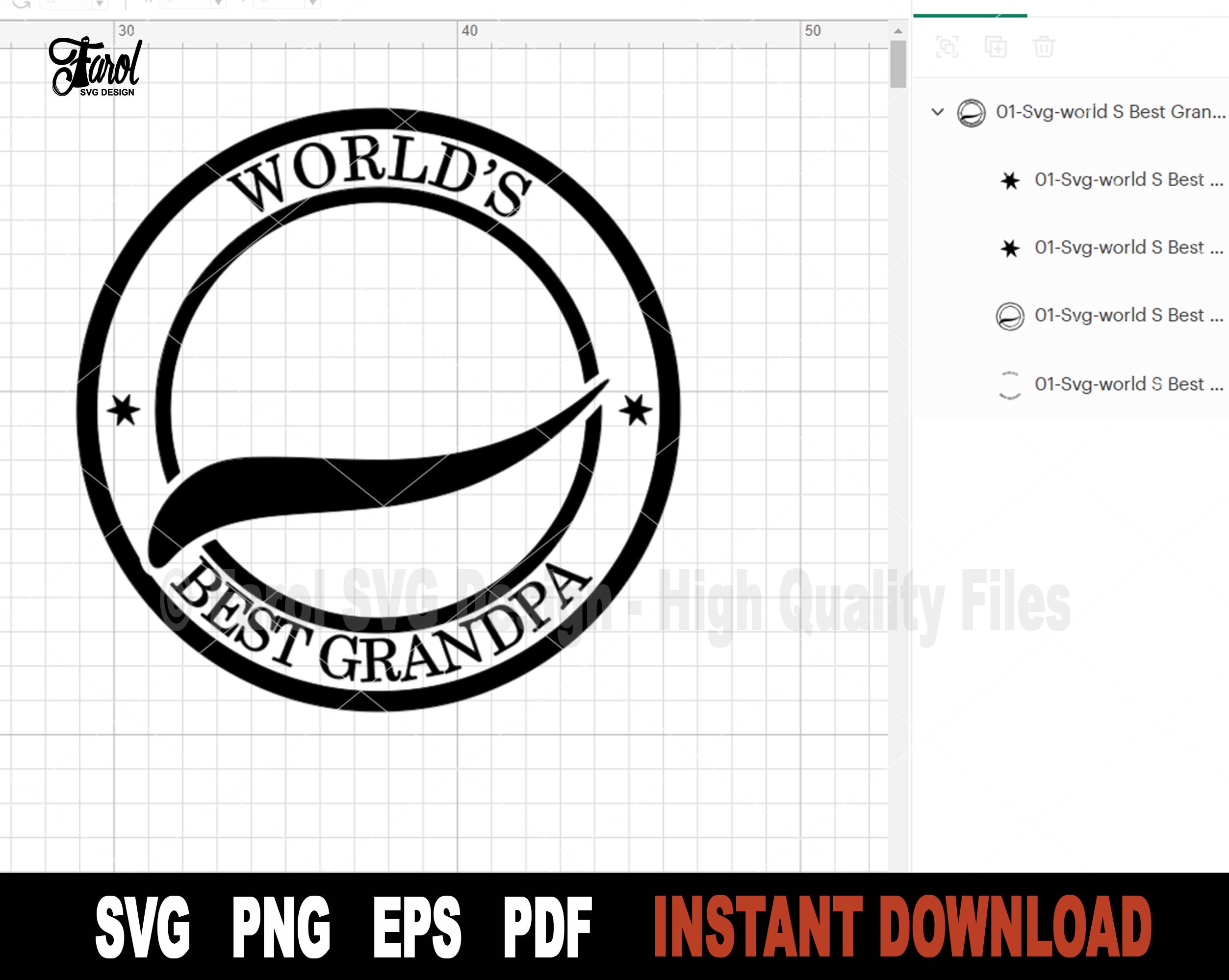 Grandpa SVG World's Best Grandpa Svg File for Cricut - Etsy Canada