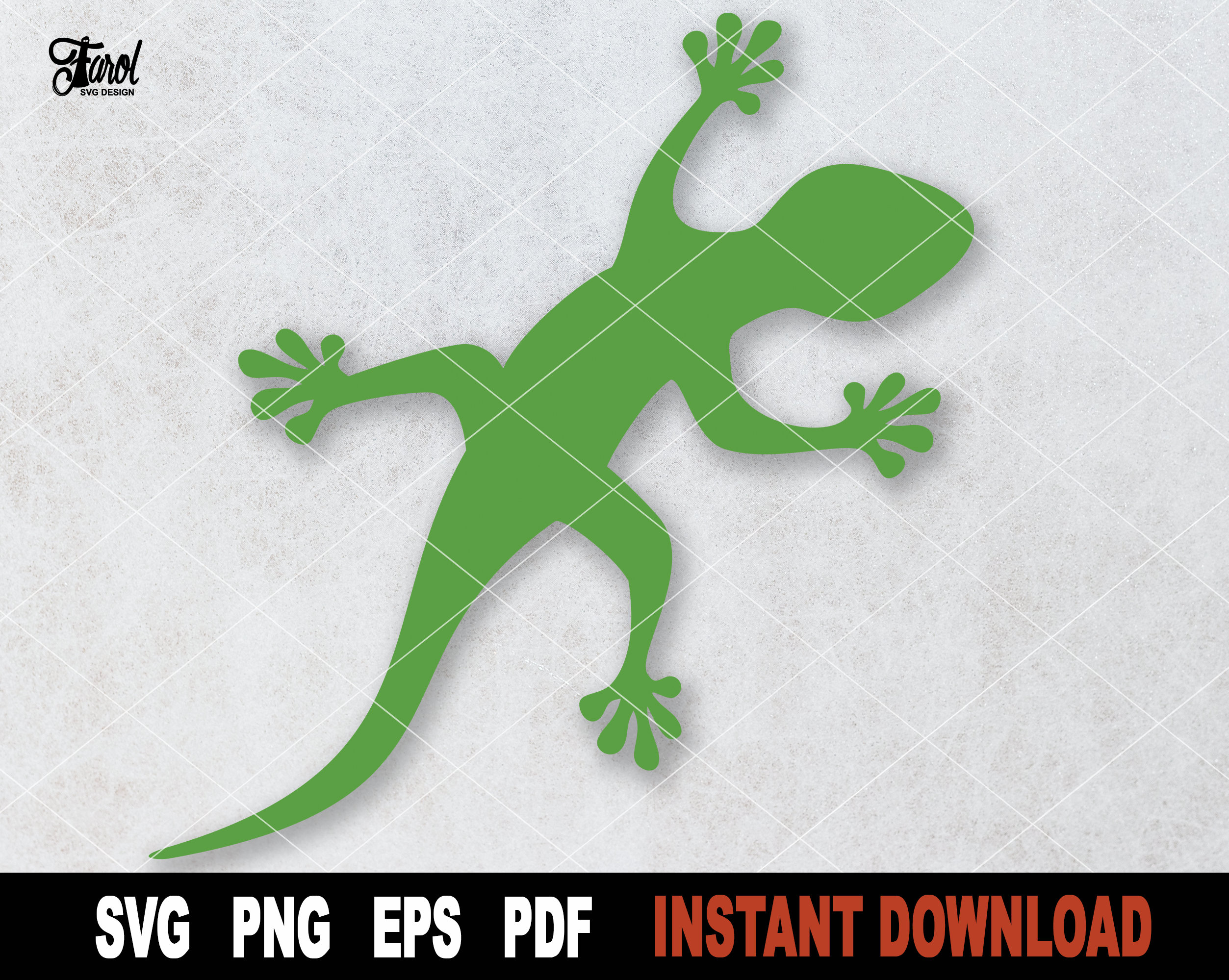 Gecko svg Lizard SVG File For Cricut Silhouette Reptile - Etsy México