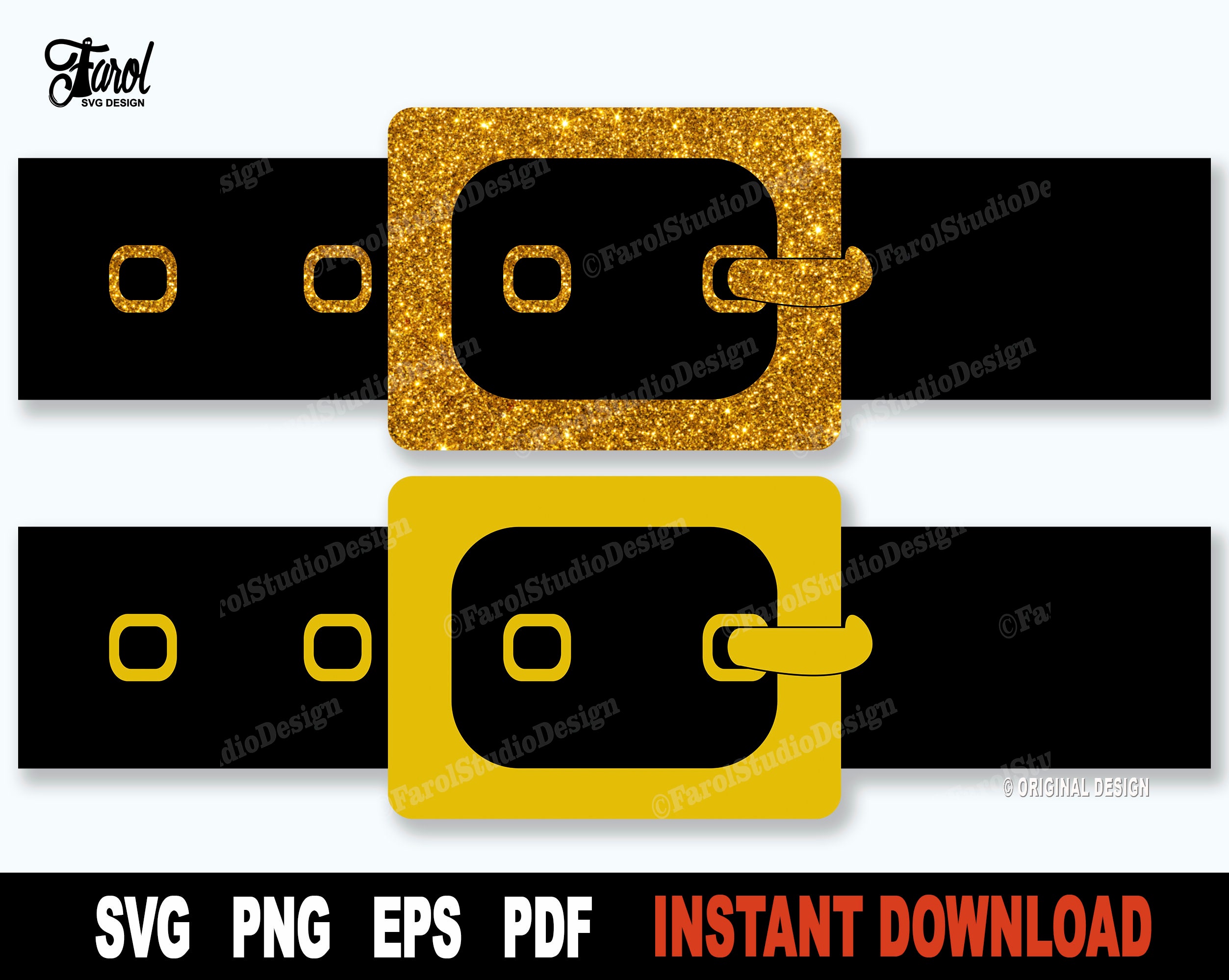 Santa Belt SVG File for Cricut Santa SVG Santa Clipart - Etsy UK