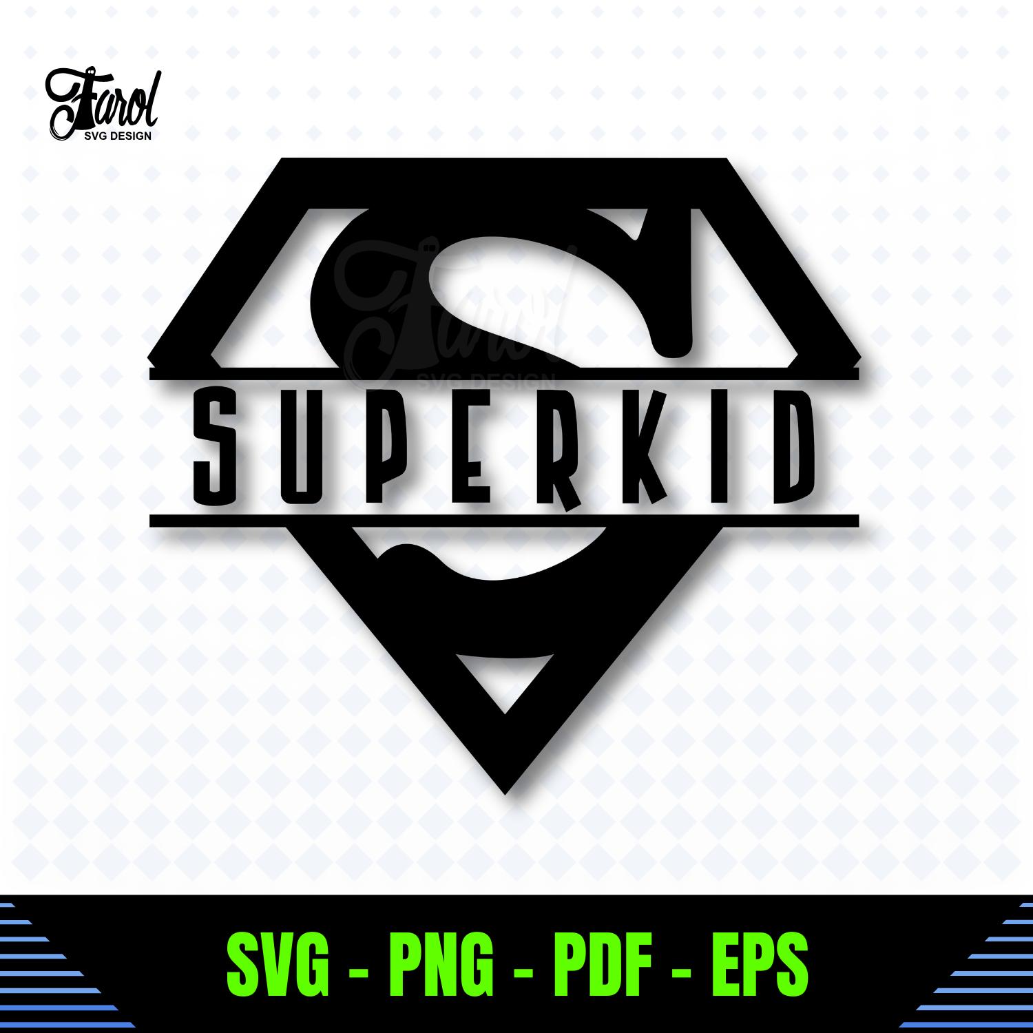 Superkid SVG: Superhero Emblem for Kids T-shirt (digital Download) - Etsy