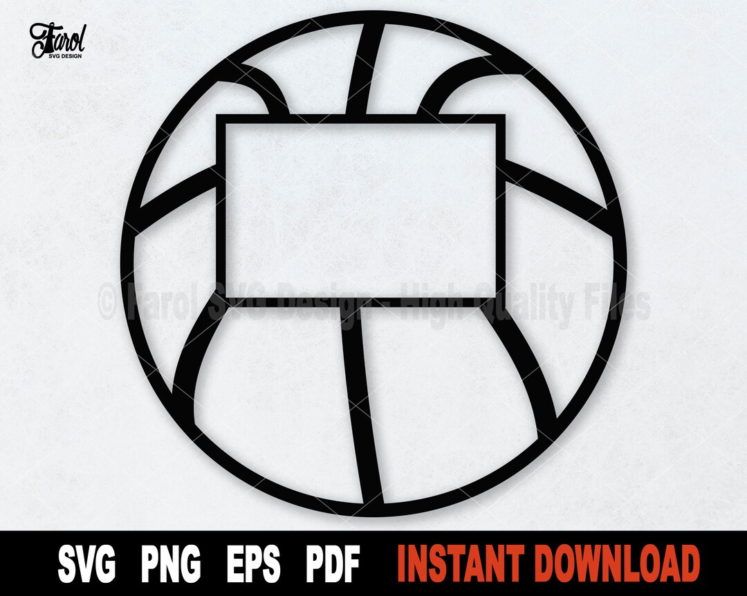 Basketball Split Monogram SVG: Cricut Cut File (digital Download) - Etsy