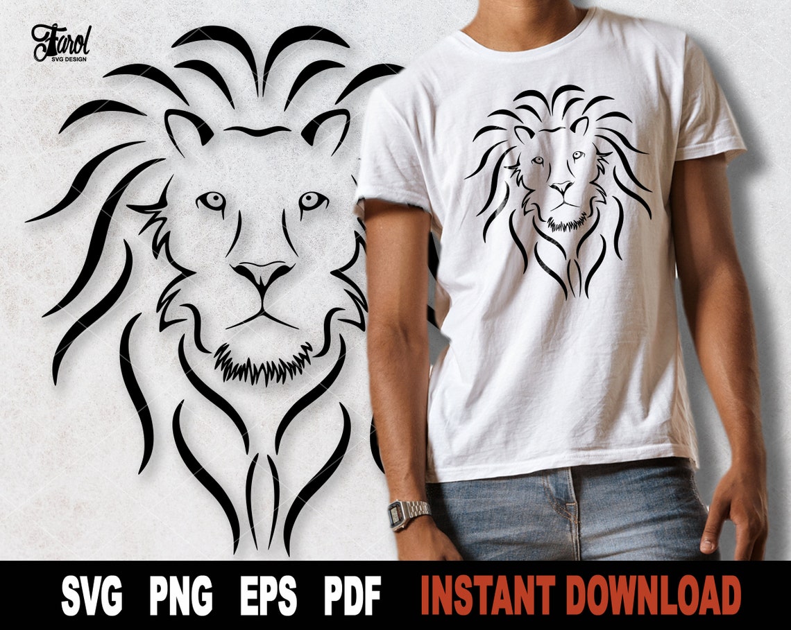 Lion Svg Lion Svg Files Lion Svg for Cricut Silhouette - Etsy