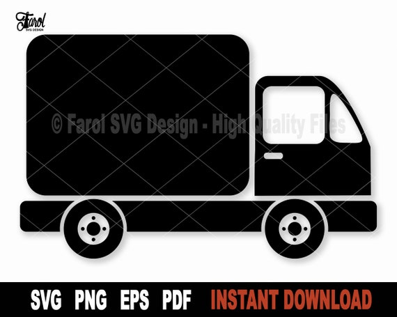 Delivery Truck Svg Cargo Truck Svg File for Cricut - Etsy