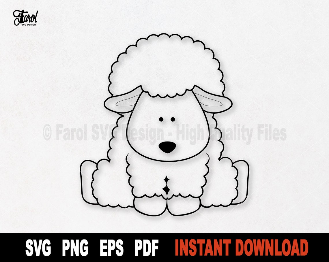 Sheep Svg Cut File Cute Sheep Svg File for Cricut - Etsy UK
